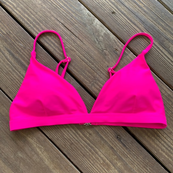 Swim | Hot Pink Triangle Top | Poshmark